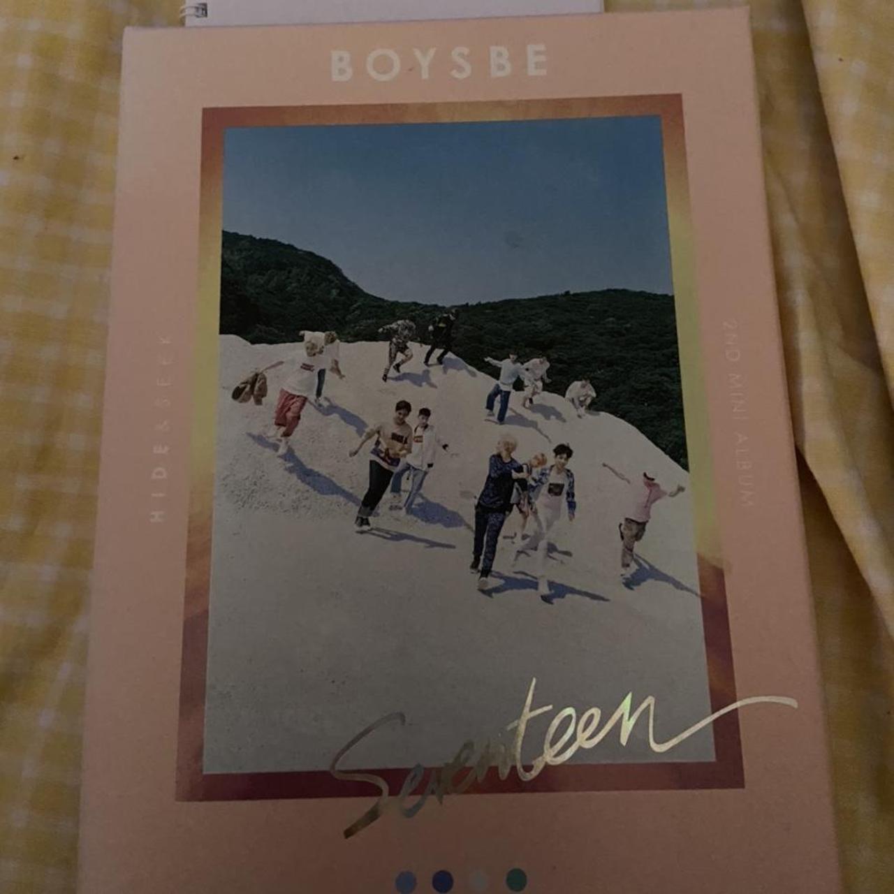 Seventeen boys be album stickers and photo book NO... - Depop