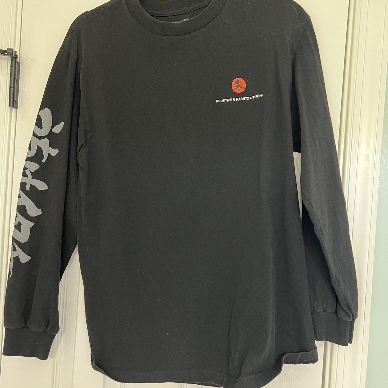 Primitive Men's Black and Red T-shirt | Depop