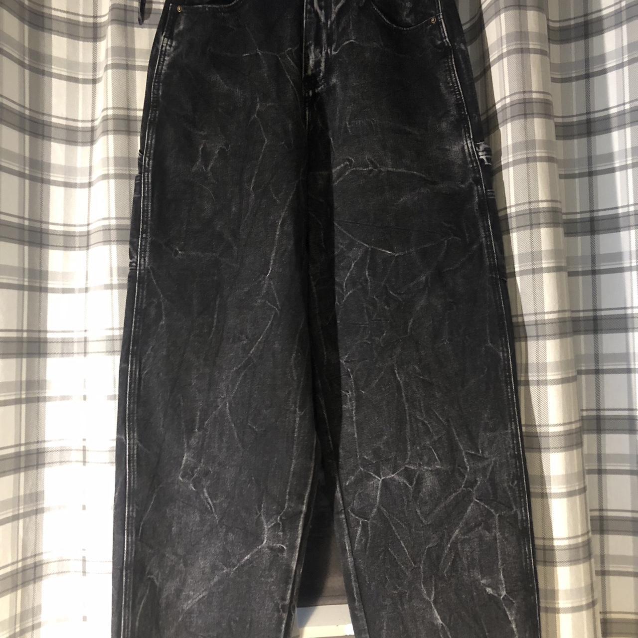 SHINZO phat cut sagyōgi denim jeans only worn once!... - Depop