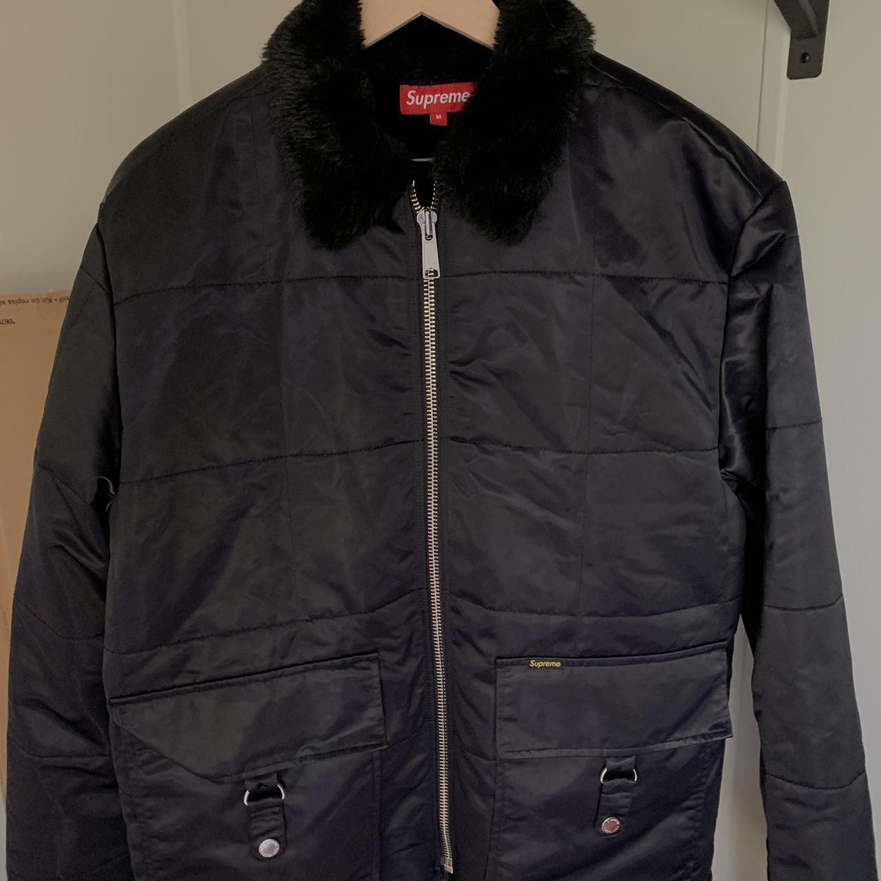 Supreme Men's Black Jacket | Depop