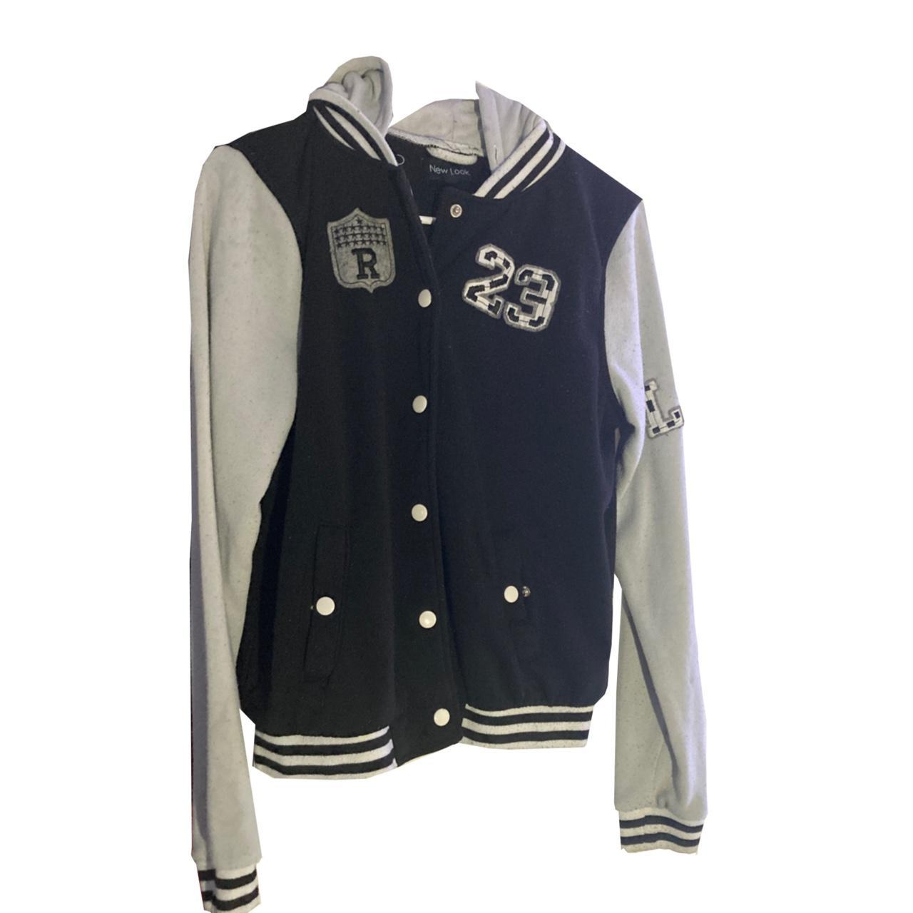 Cute letterman new look jacket (No refunds and or... - Depop