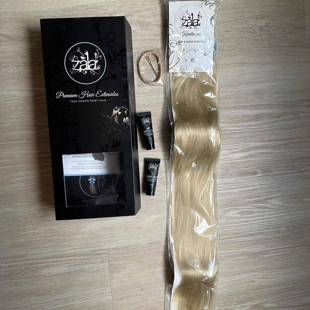 Zala ponytail hair extentions. Never used Blonde - Depop