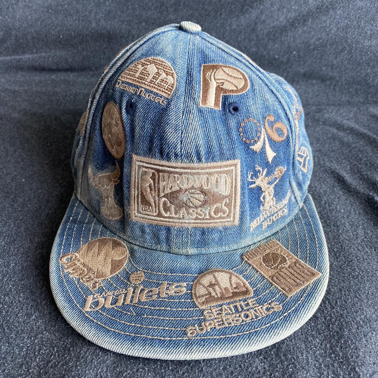 New Era 9FIFTY Cap NBA Hat/Cap Vintage from the 90s... - Depop