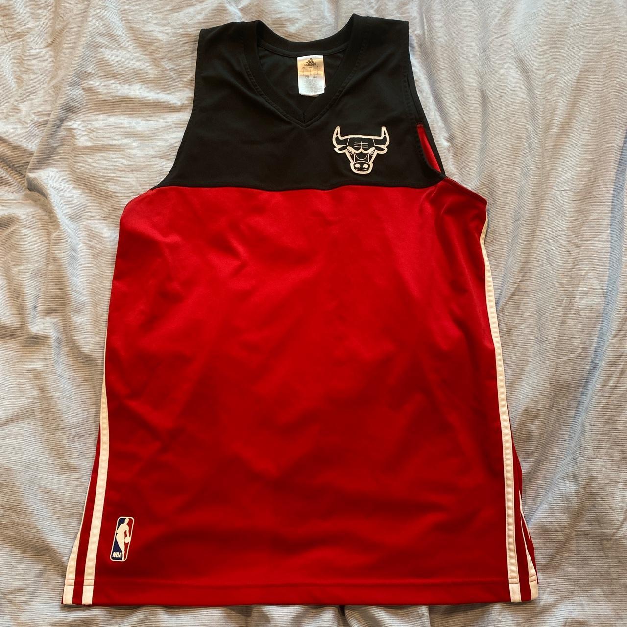 Adidas Chicago Bulls Basketball Vest - Size L - Depop