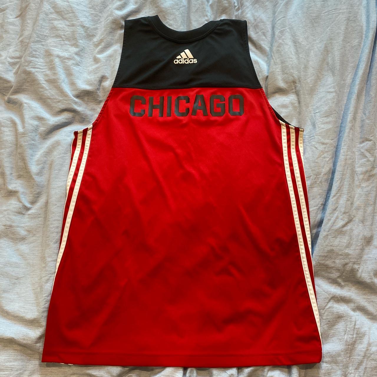 Adidas Chicago Bulls Basketball Vest - Size L - Depop