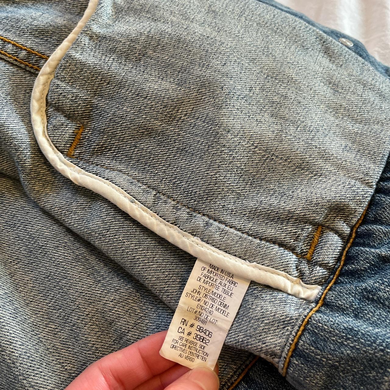 Theory jean jacket Soft worn in cotton. Gently used.... - Depop