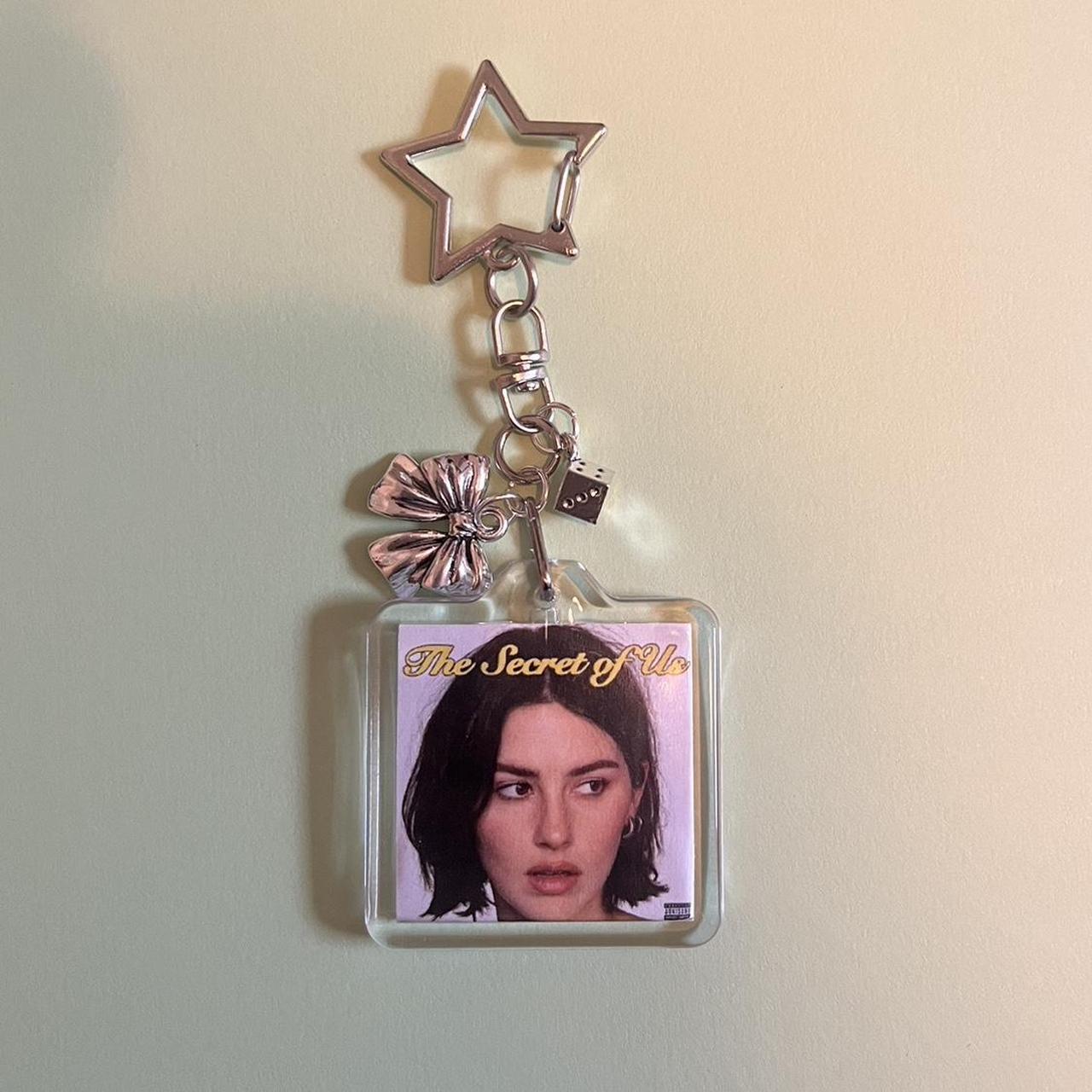 Gracie Abrams keychain, with star carabiner approx... - Depop