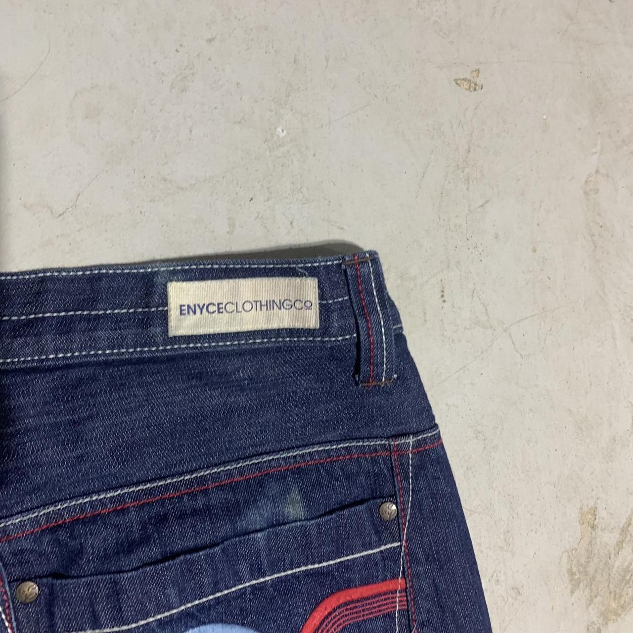 Baggy Enyce jorts y2k spell out measured to 42 inch... - Depop