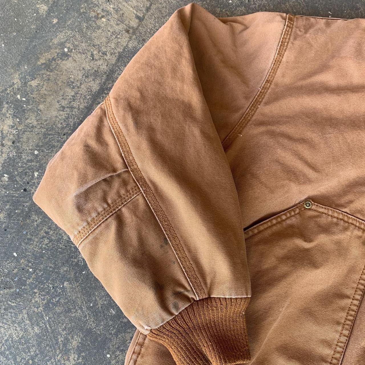 Carhartt style Big Smith workwear jacket super worn... | Depop