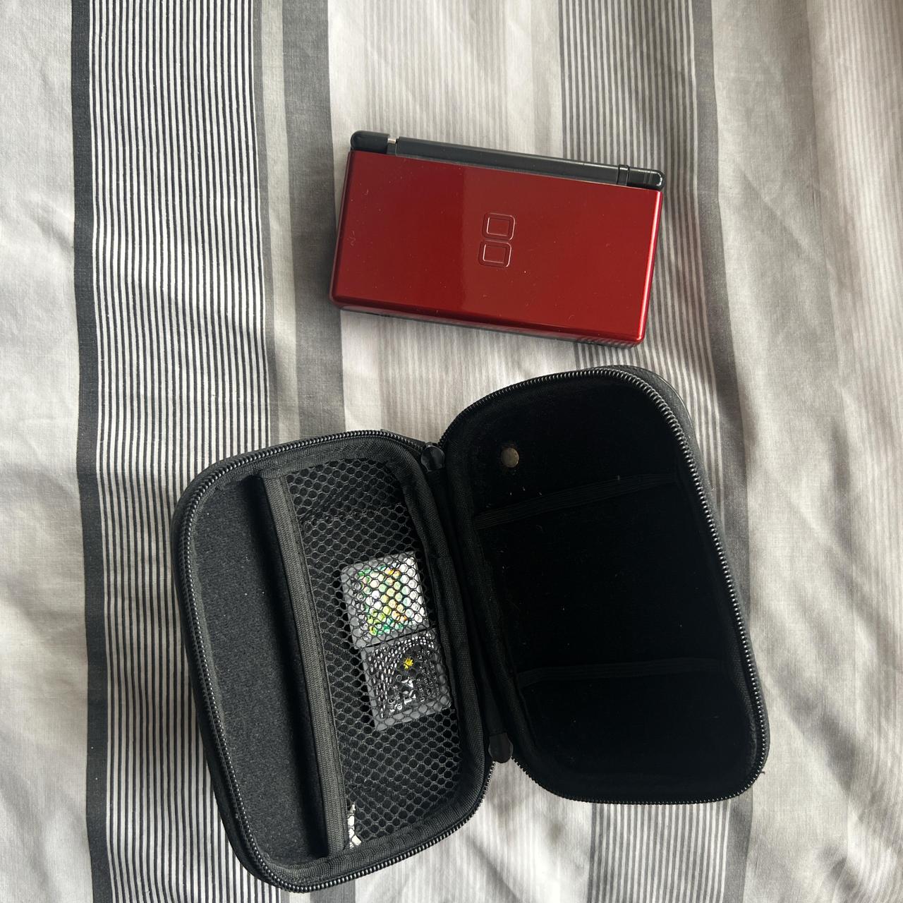 Nintendo DS Lite Red With Rayman and R4 Games... - Depop