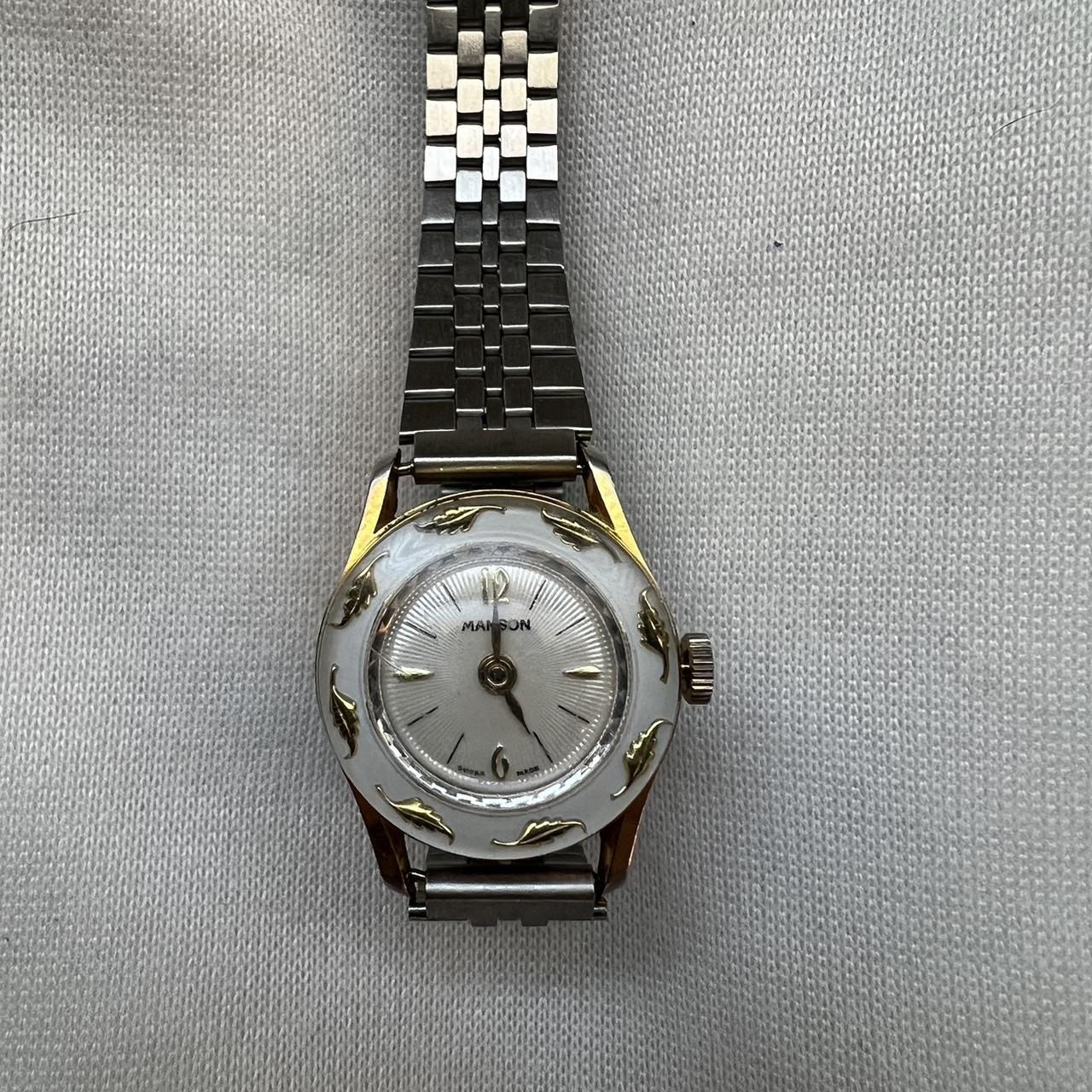 Swiss Manson Watch NOT WORKING- Tested Fits 6-6.5... - Depop