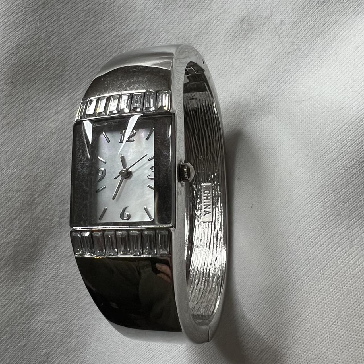 Silver bangle Watch WORKING- New battery put in... - Depop