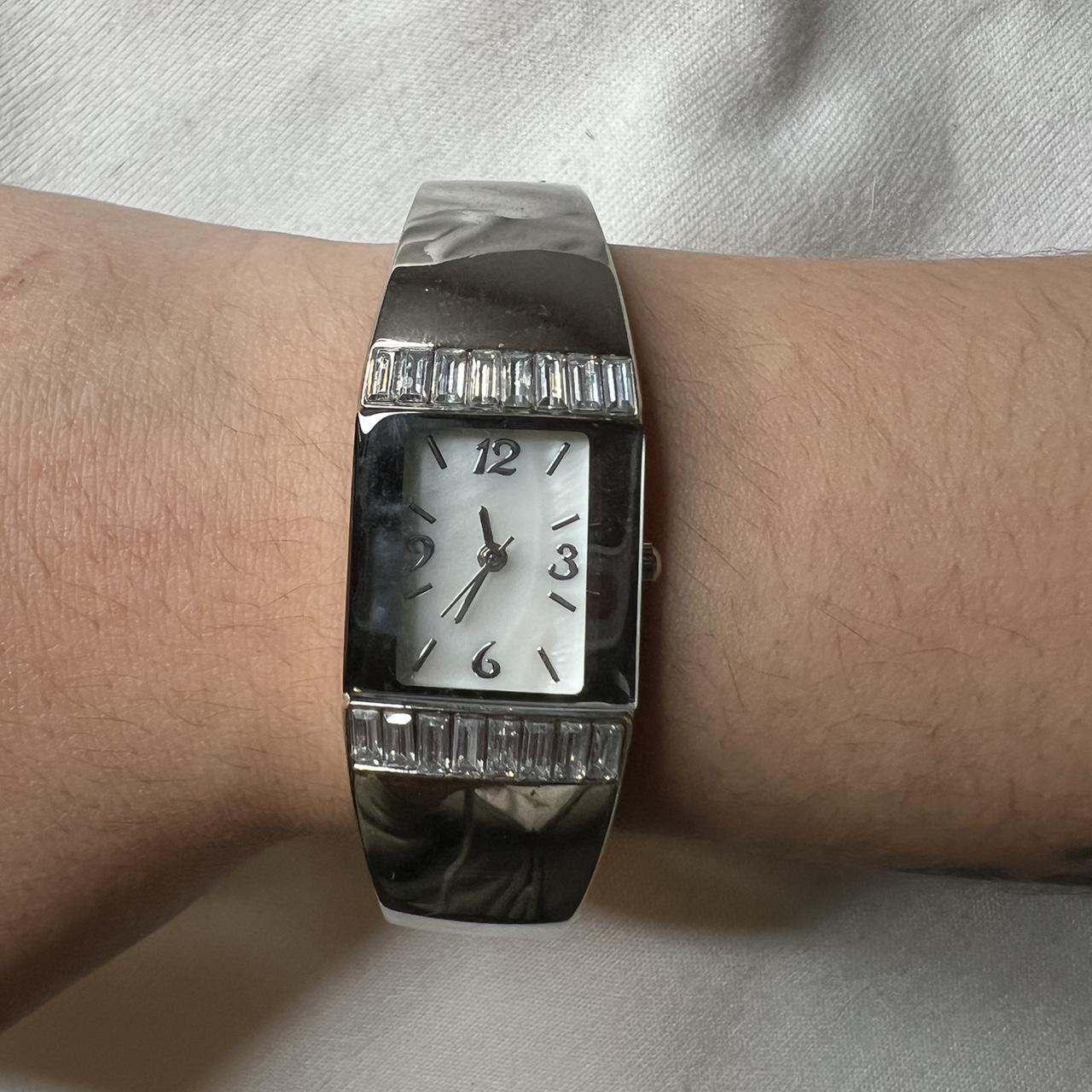 Silver bangle Watch WORKING- New battery put in... - Depop
