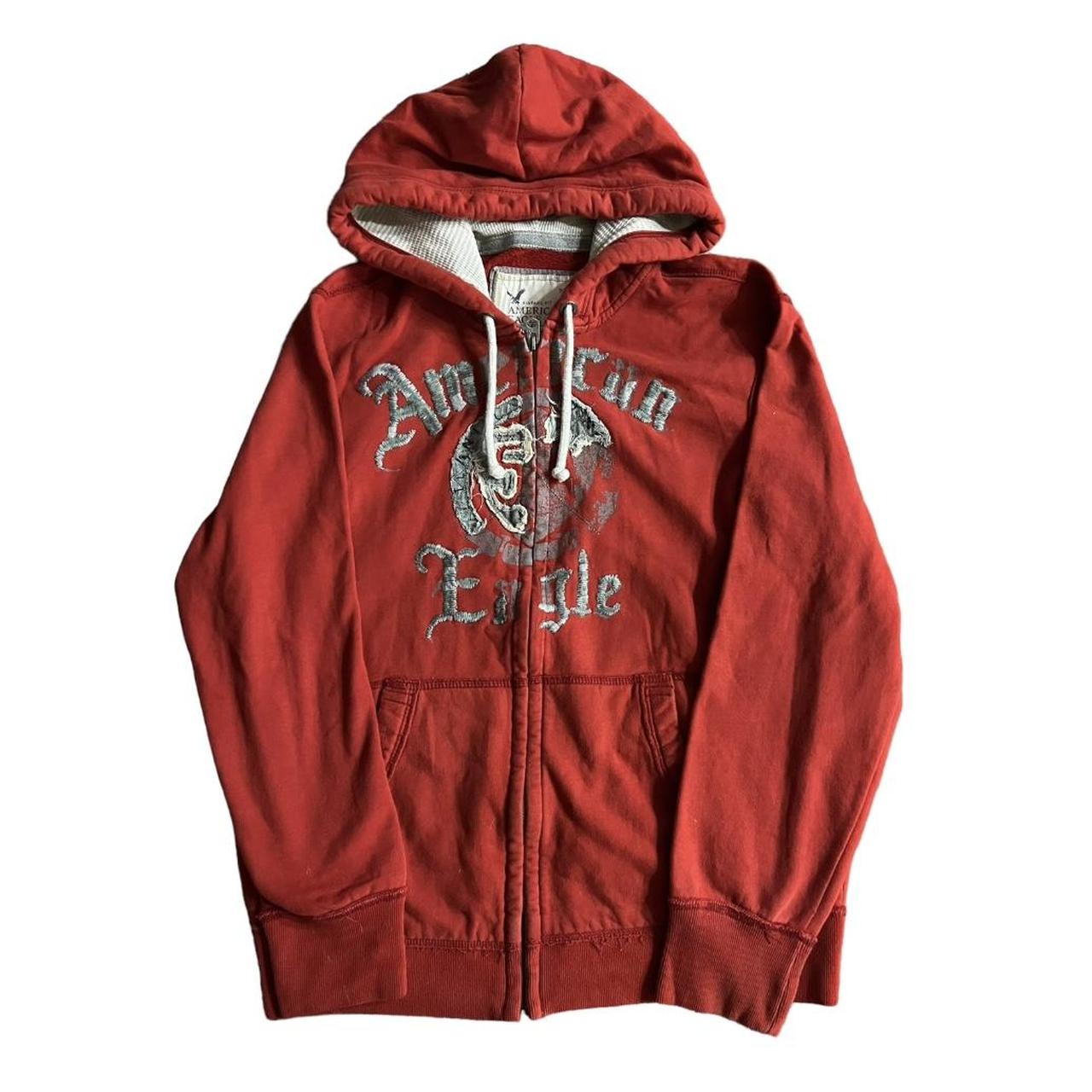 vintage american eagle hoodie size Large Great... - Depop