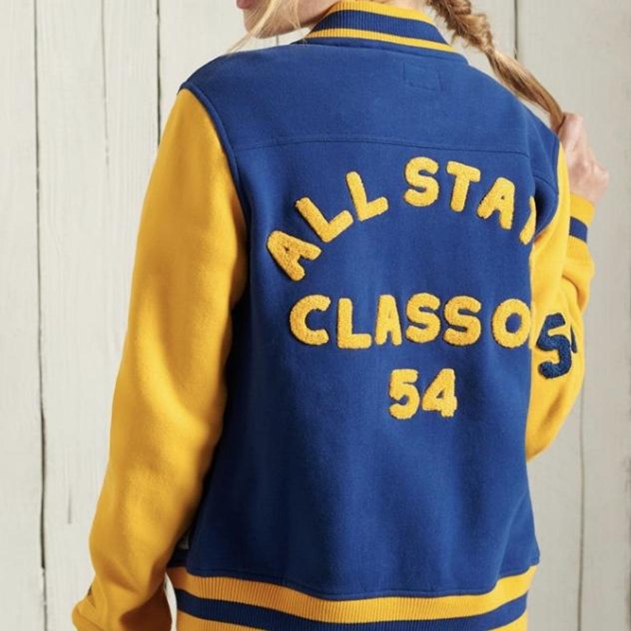 Superdry woman’s Baseball Bomber Jacket, good... - Depop