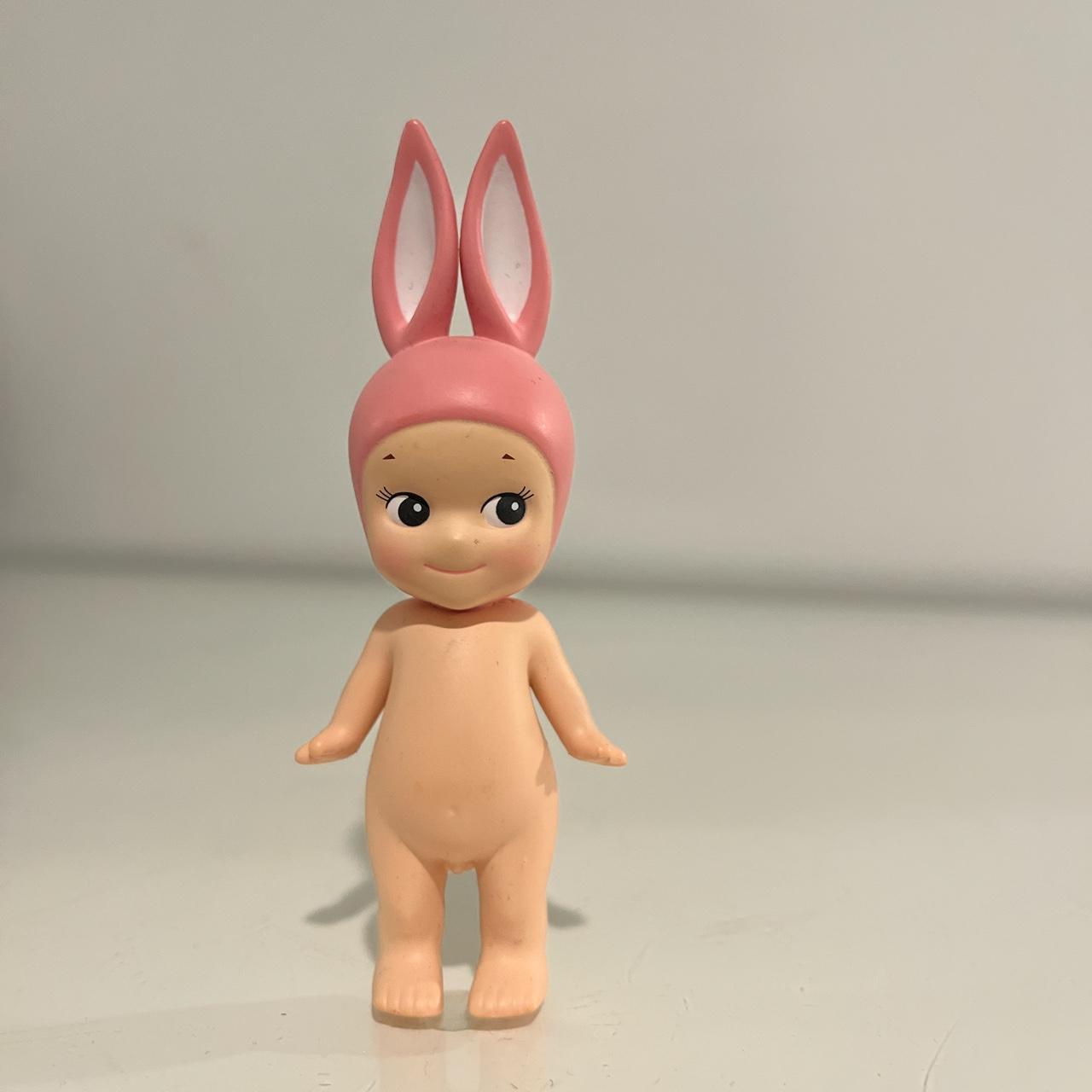 pink sonny angel bunny tall ears! small mark on head... - Depop