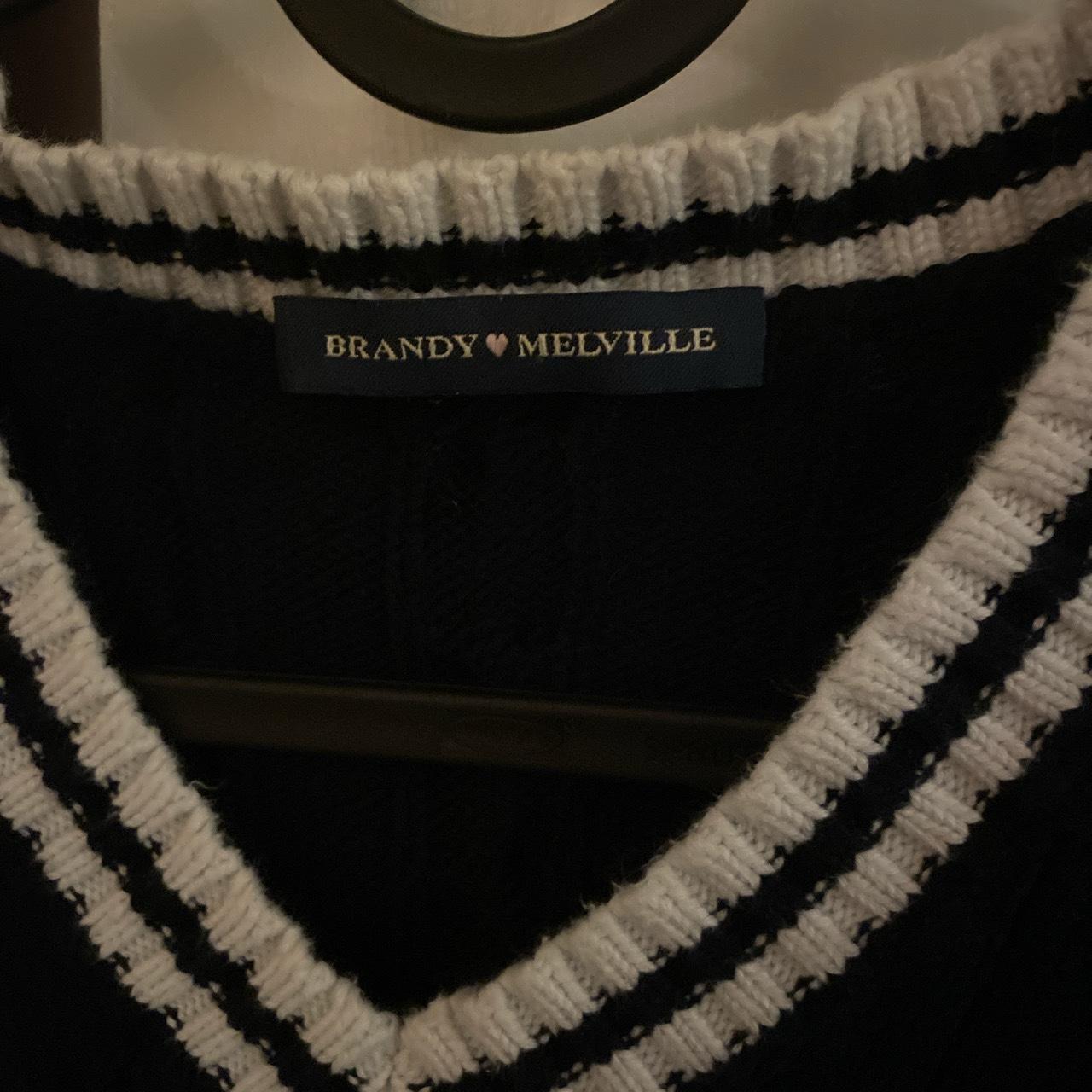 US SHIPPING ONLY!! Brandy Melville black + white... - Depop