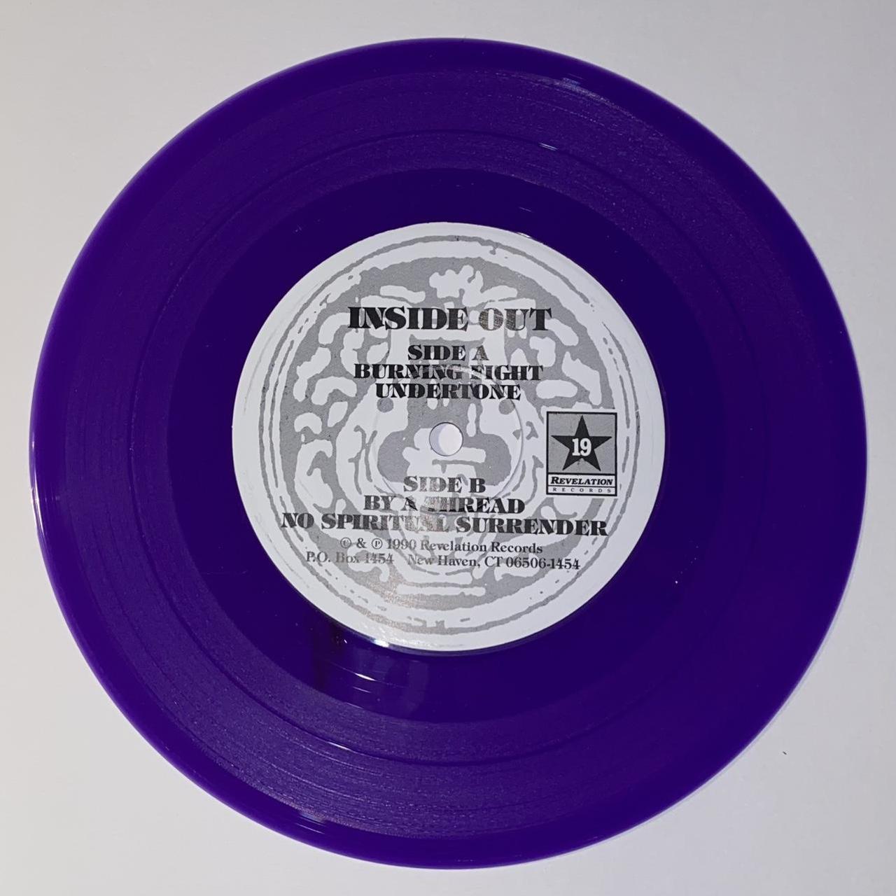 Inside Out purple 7” Vinyl Record Never Played; Like... - Depop