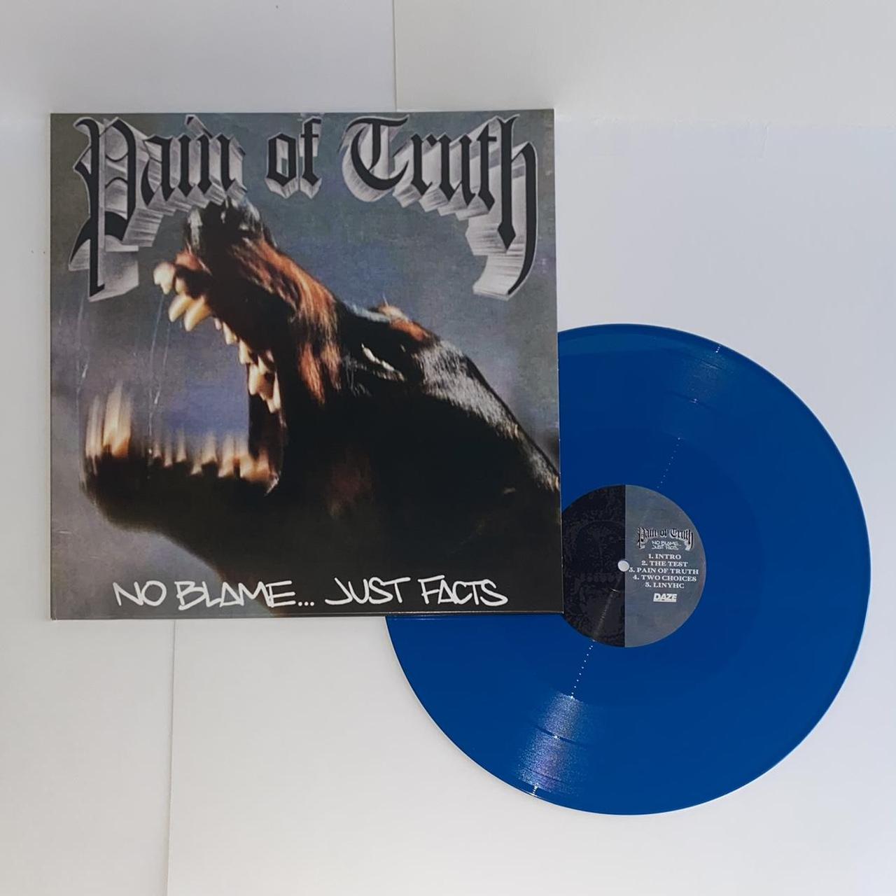 Pain of Truth - “No Blame… Just Facts” blue 12”... - Depop