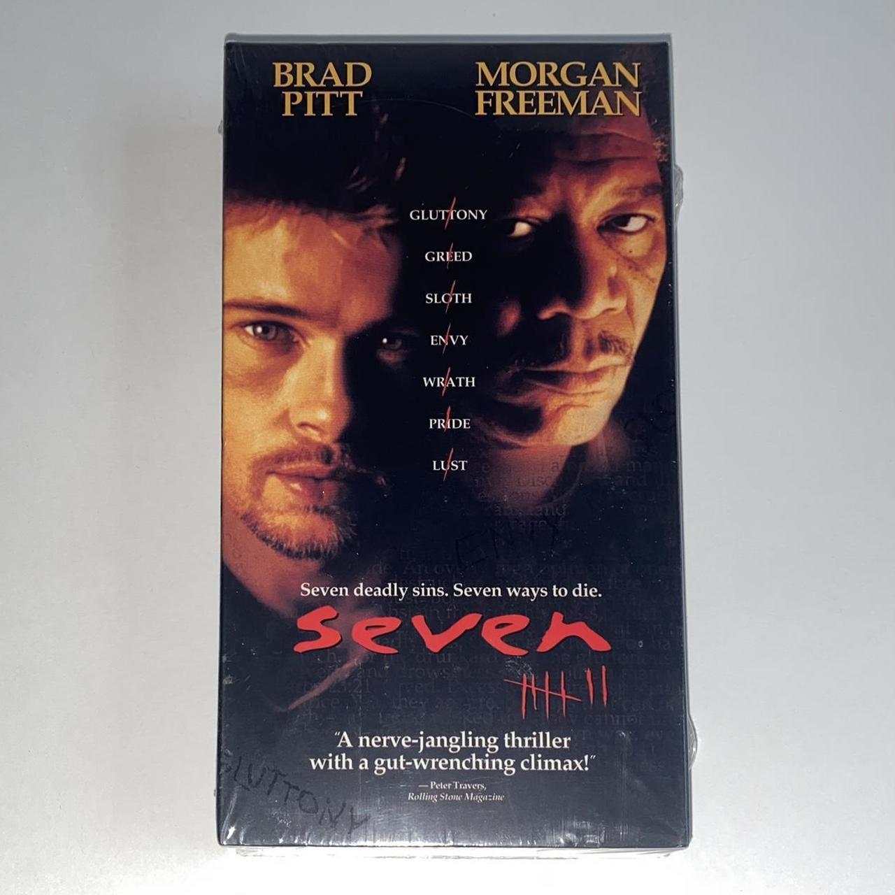 Se7en (Seven) VHS tape Sealed; Brand New Reflective... | Depop