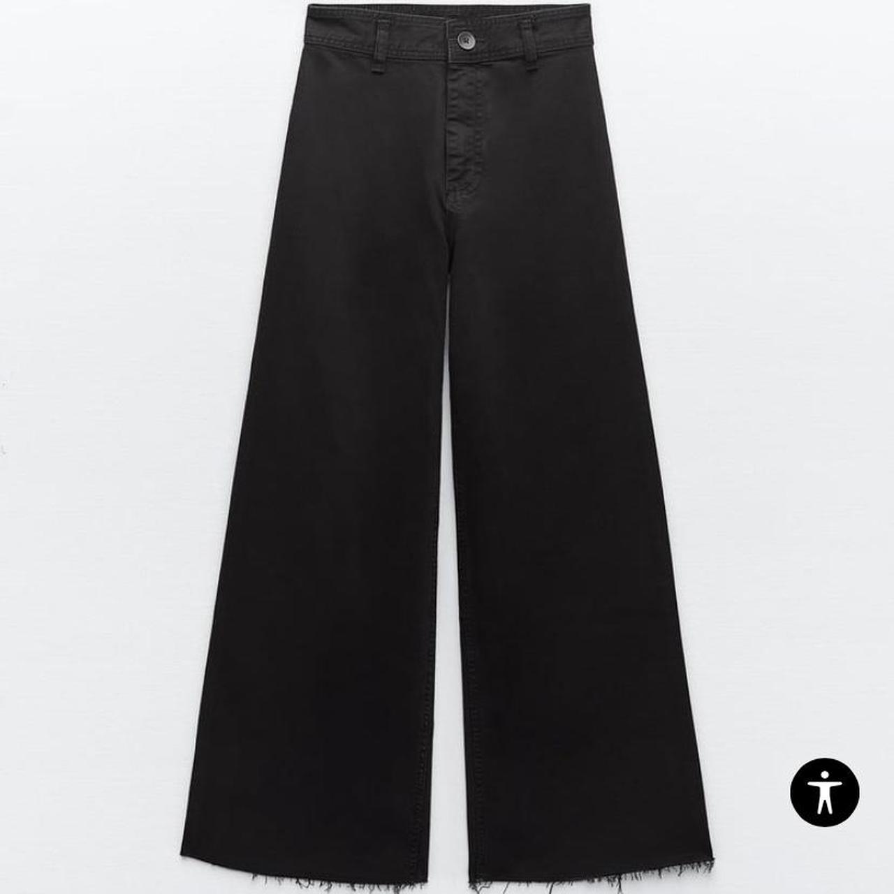 NWOT Zara marine straight jeans black. Super cute... - Depop