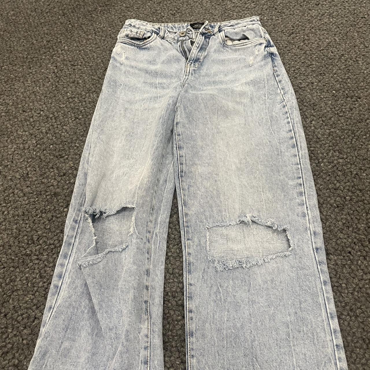 factorie jeans size 8 denim in colour selling for... - Depop