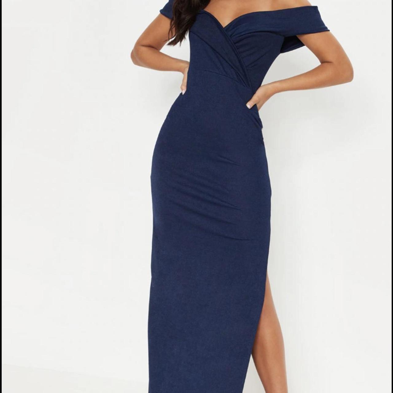 PLT navy dress Perfect for prom or a formal event... - Depop