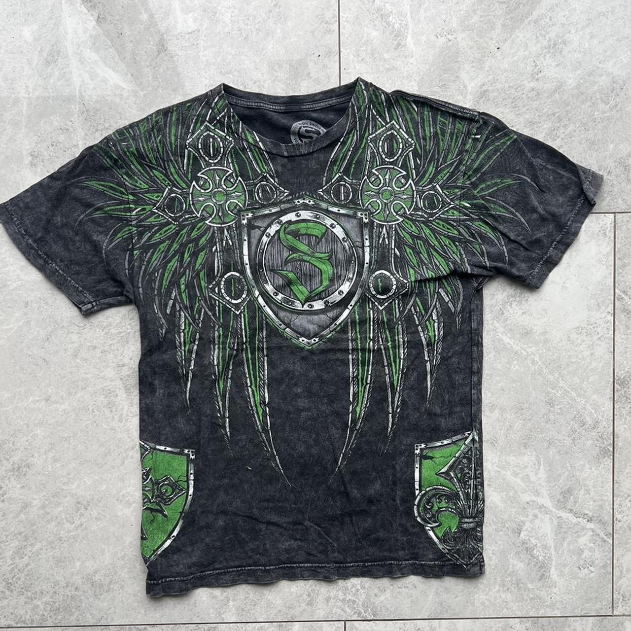 Affliction style tee 😮‍💨, brand: sinister( 2000 ufc... | Depop