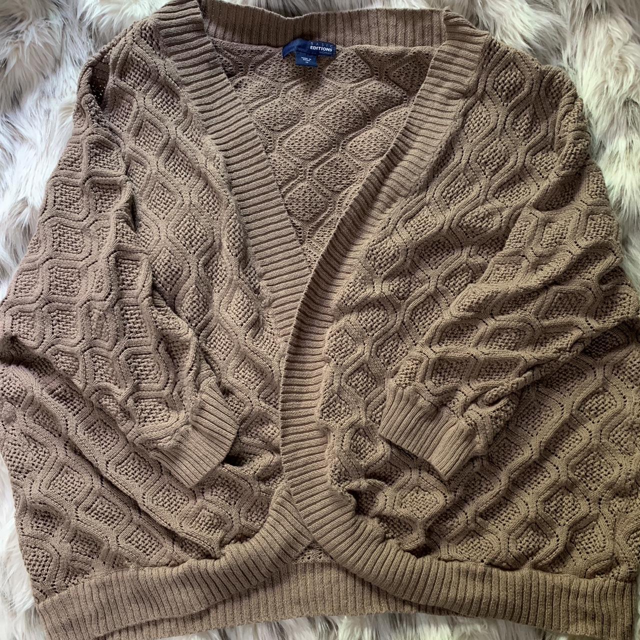 Basic Editions Women's Tan Coat | Depop