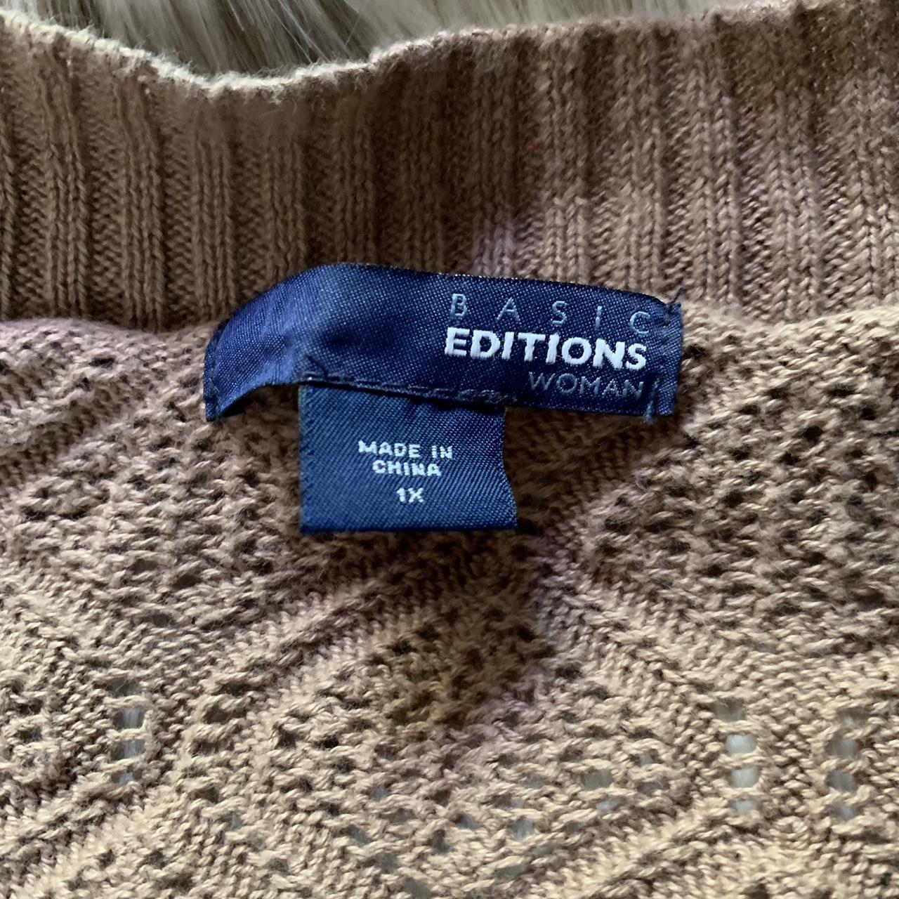 Basic Editions Women's Tan Coat | Depop