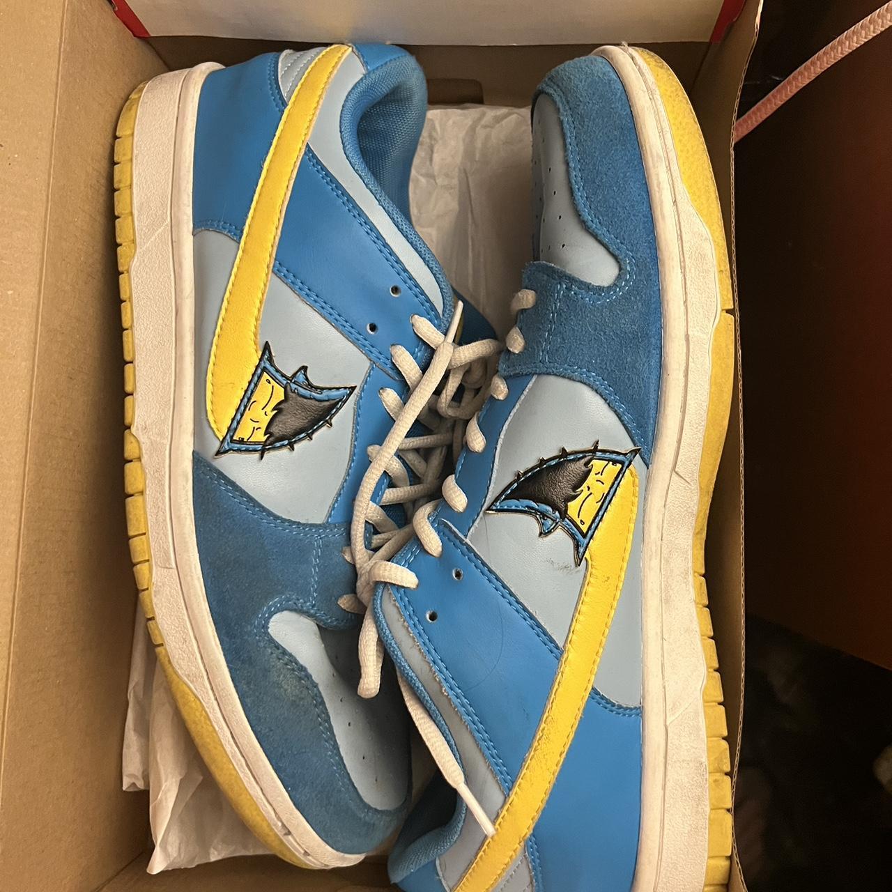 Custom Nike dunk reps No original box sending in a... - Depop