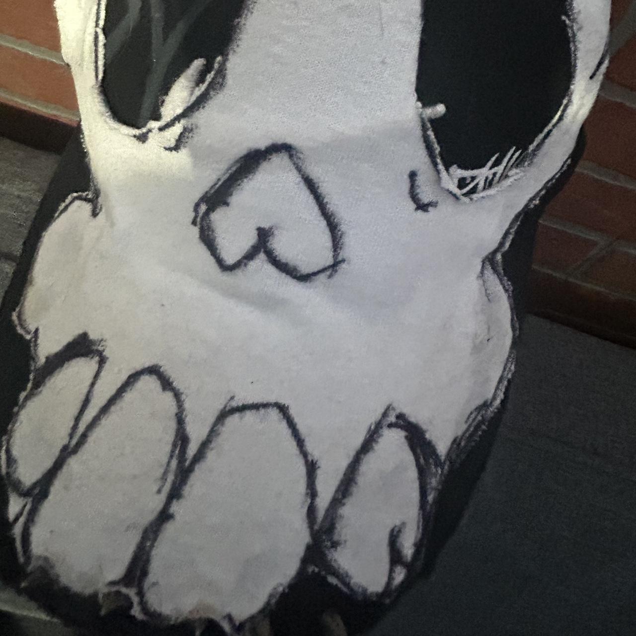 custom nike skull hat with spikes and studs with... - Depop