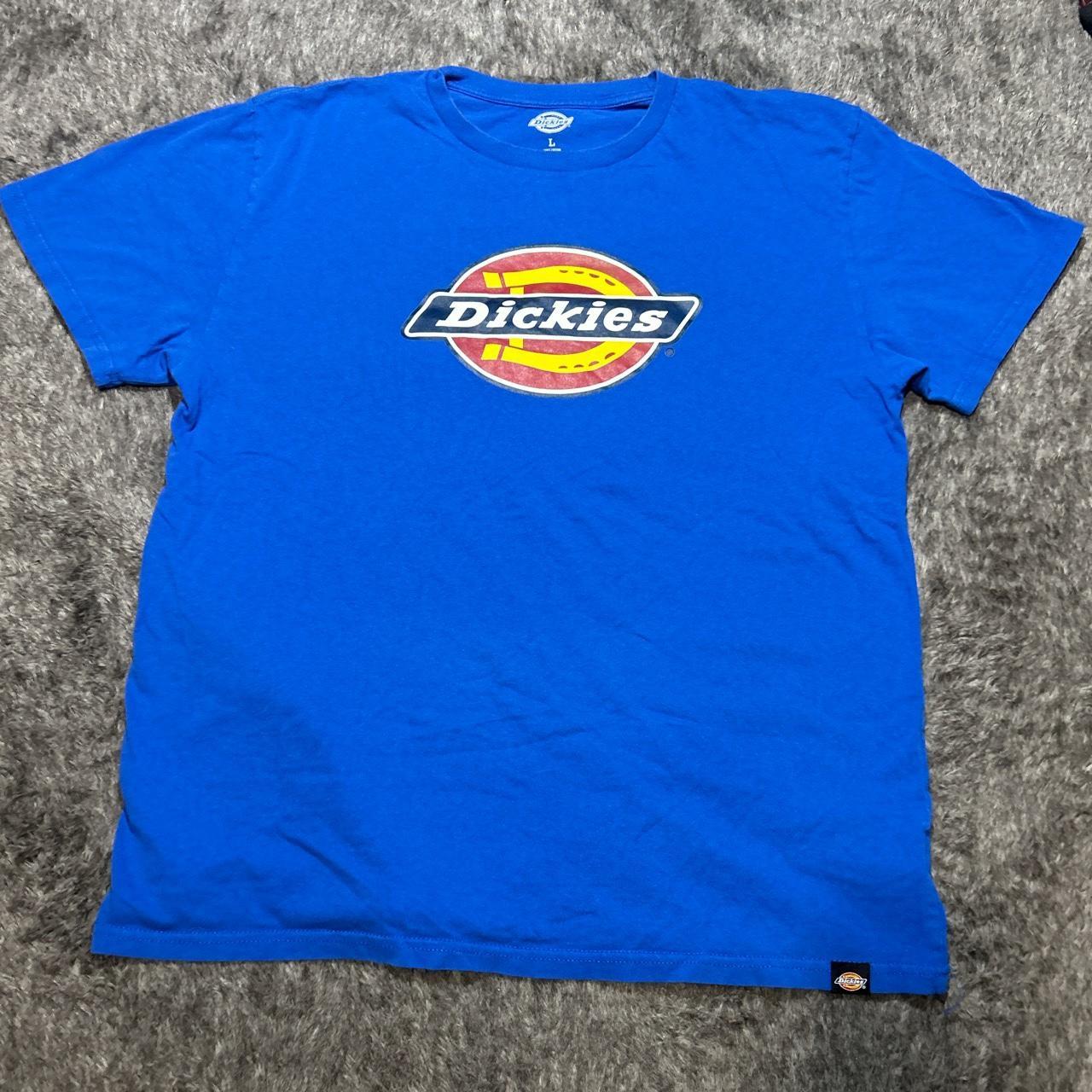 Large Blue Dickies Shirt Depop