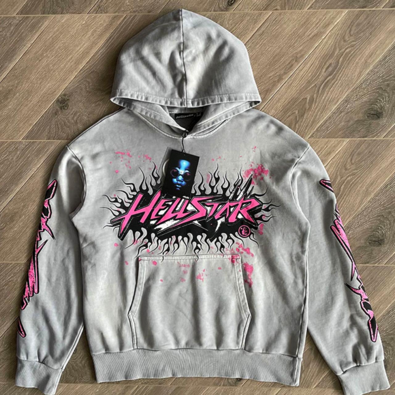 Hellstar grey hoodie. | Depop