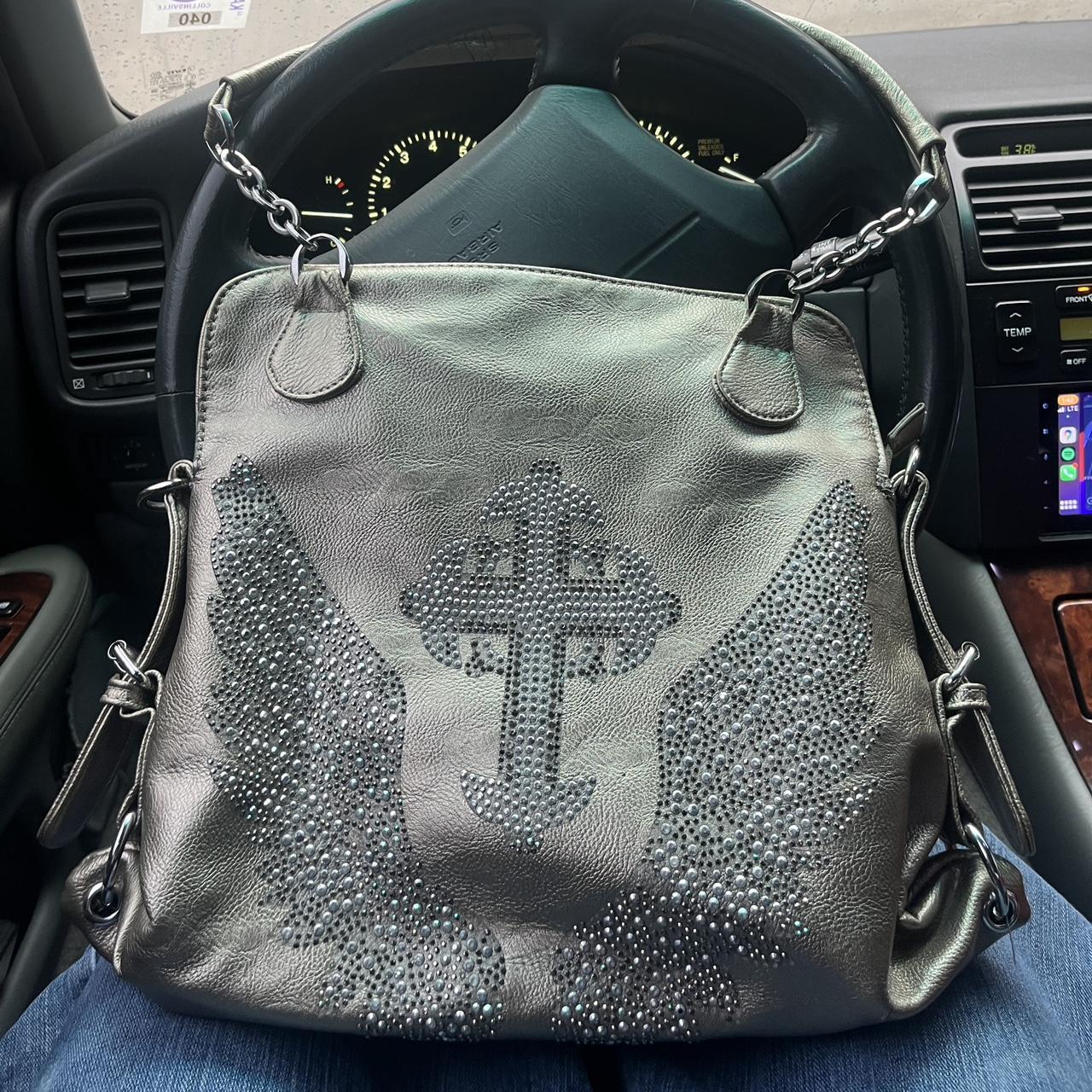 Cross Studded Purse brand unknown #affliction#grunge - Depop