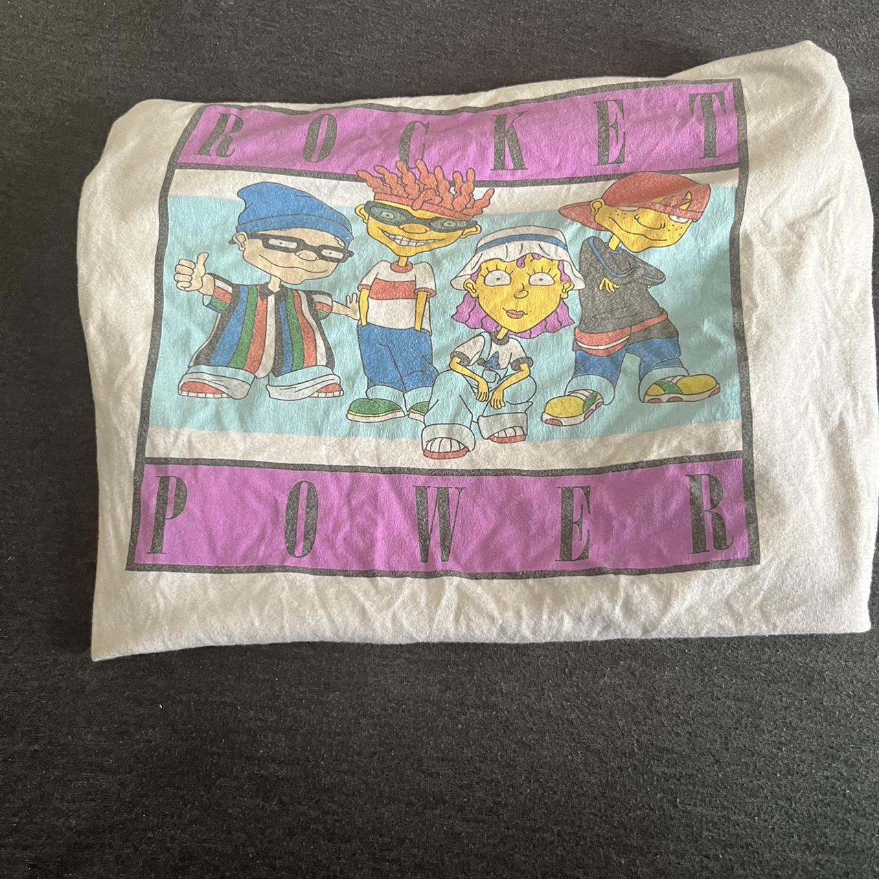 Vintage Rocket Power T-shirt Size L Details:... - Depop
