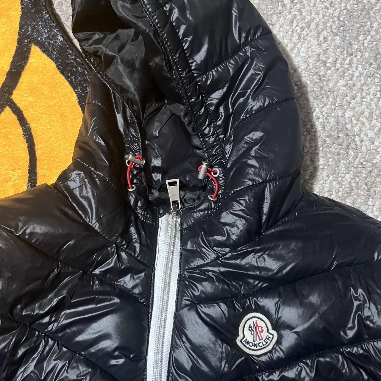 Moncler Coat Details- Moncler Logo, Black This... - Depop