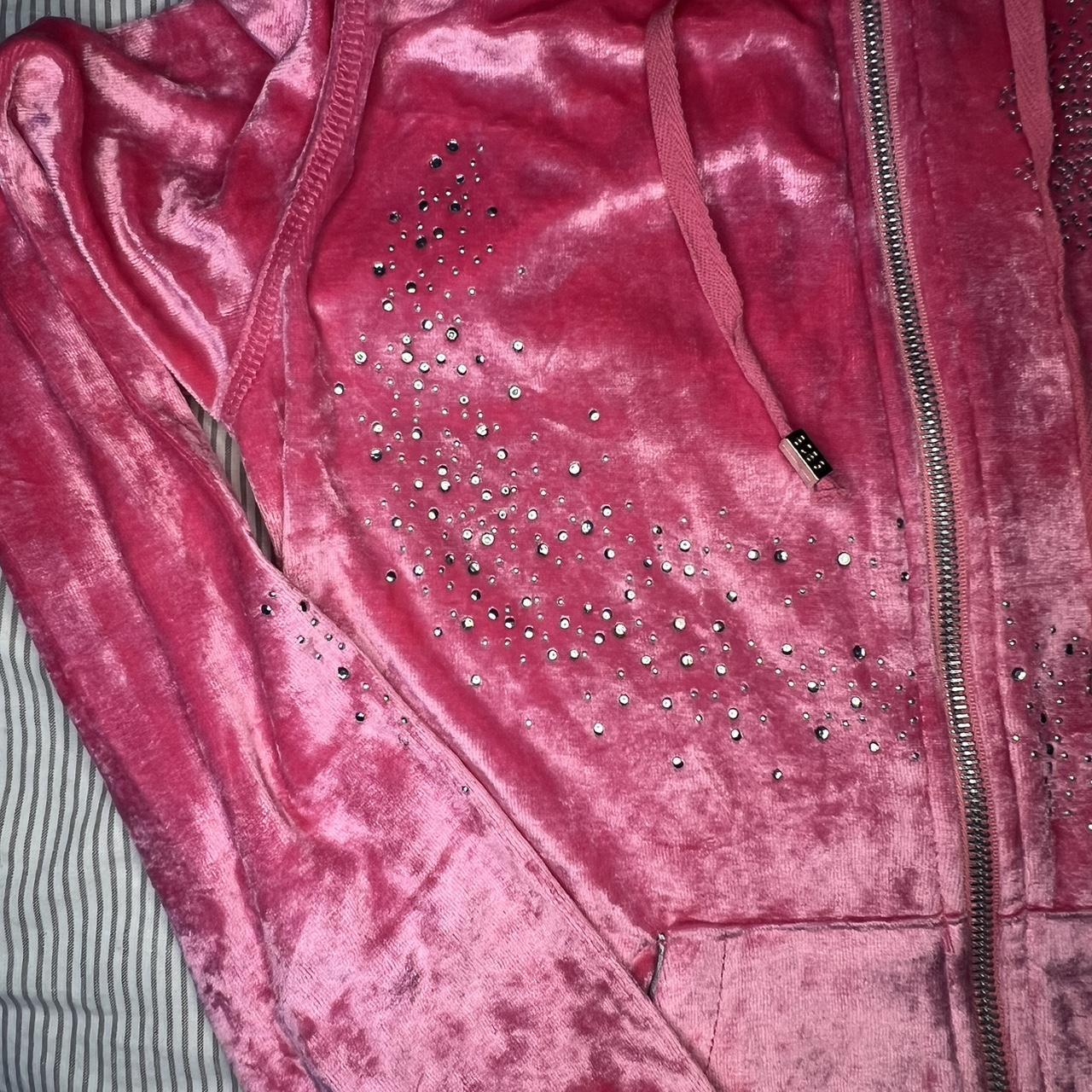bcbg pink and silver bling sweater PRICE:... - Depop