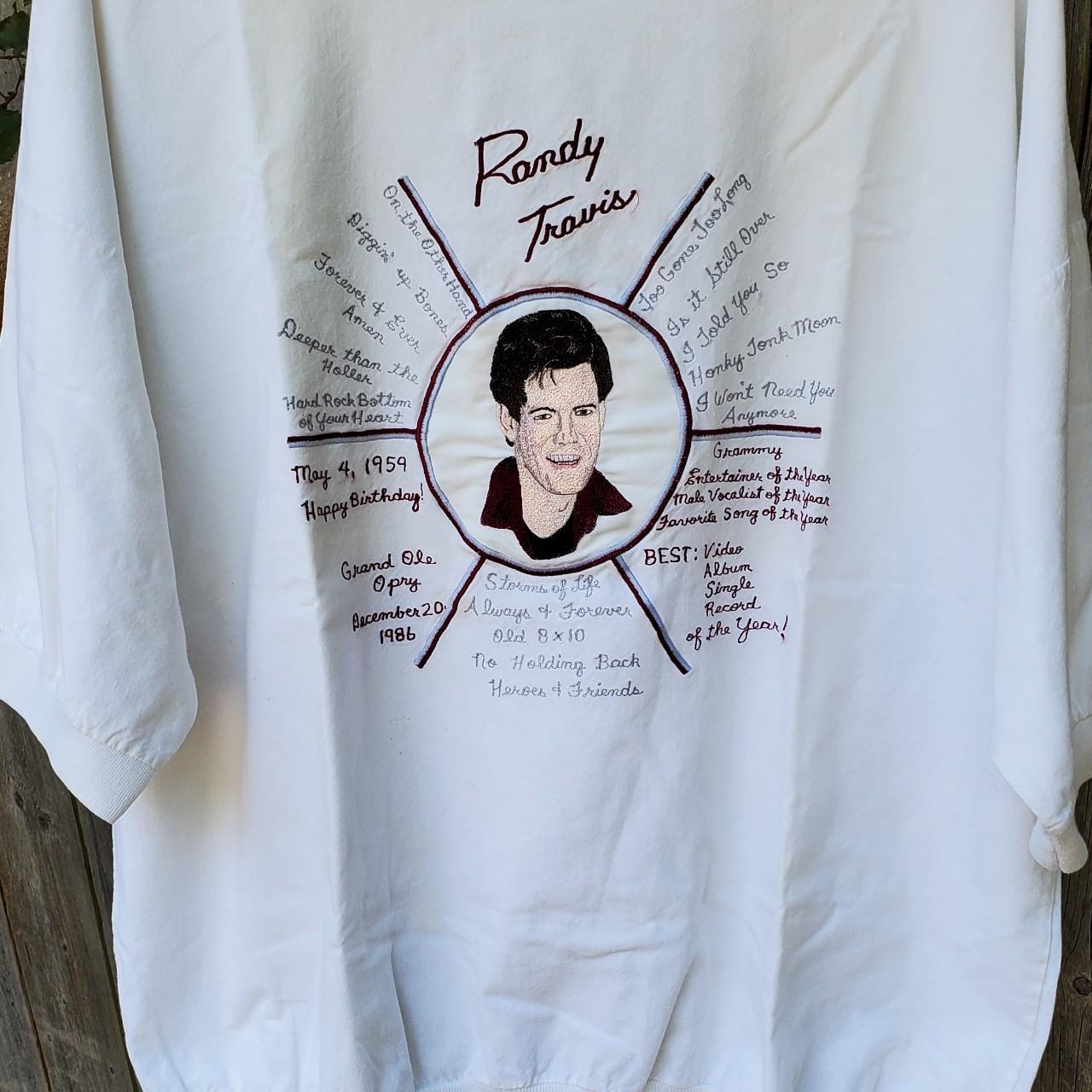 1990s Randy Travis bootleg tee on a Quitman made in... - Depop