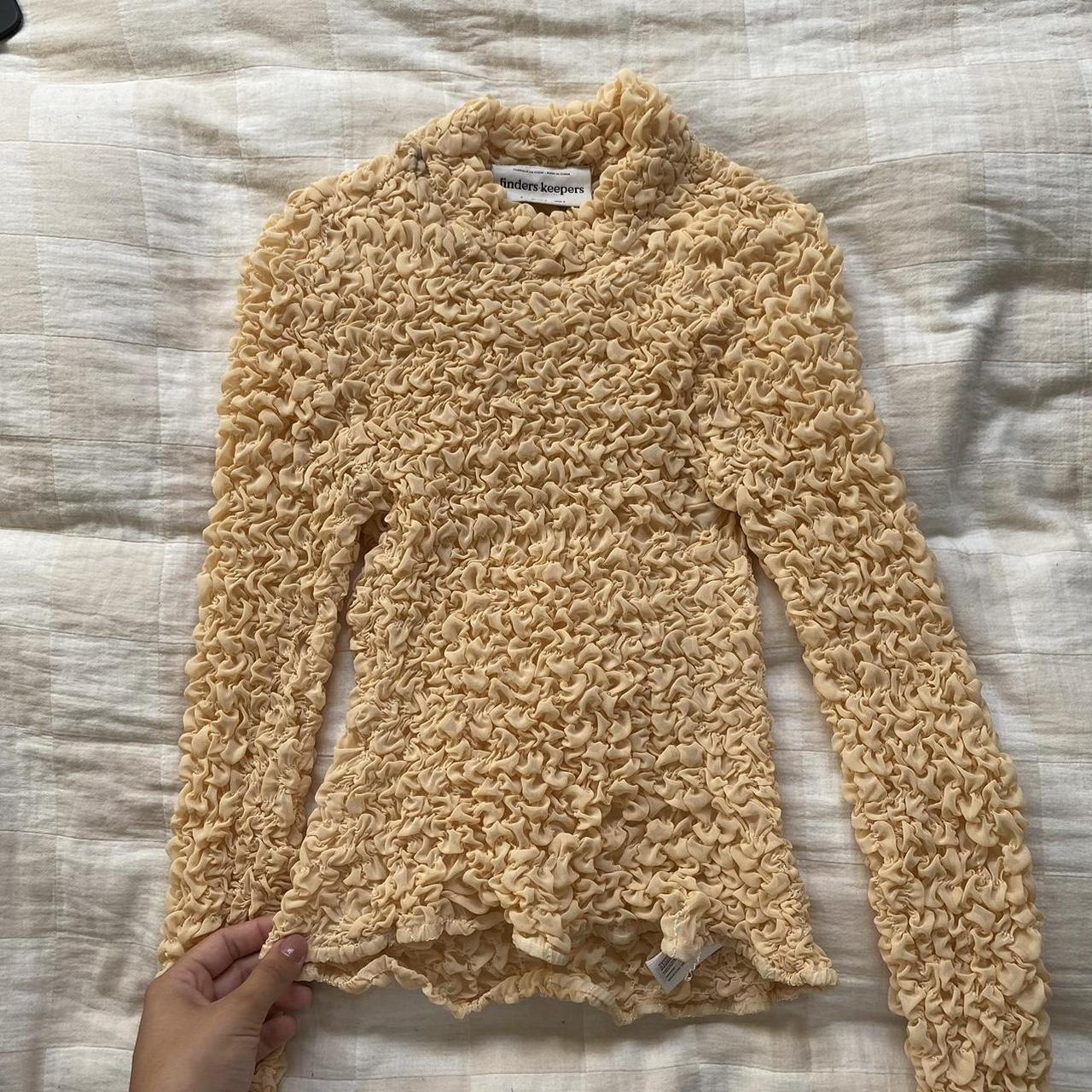 Scrunchy sheer turtleneck Awesome sheer... - Depop