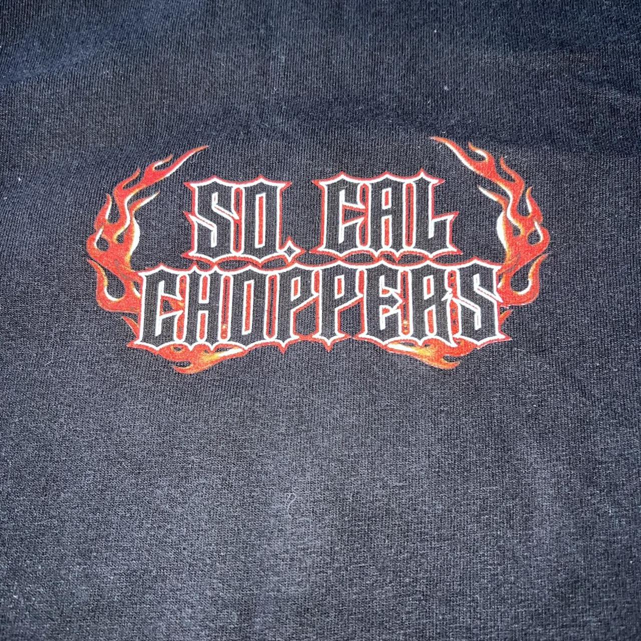 Vintage So Cal Choppers T-shirt Large front and back... - Depop