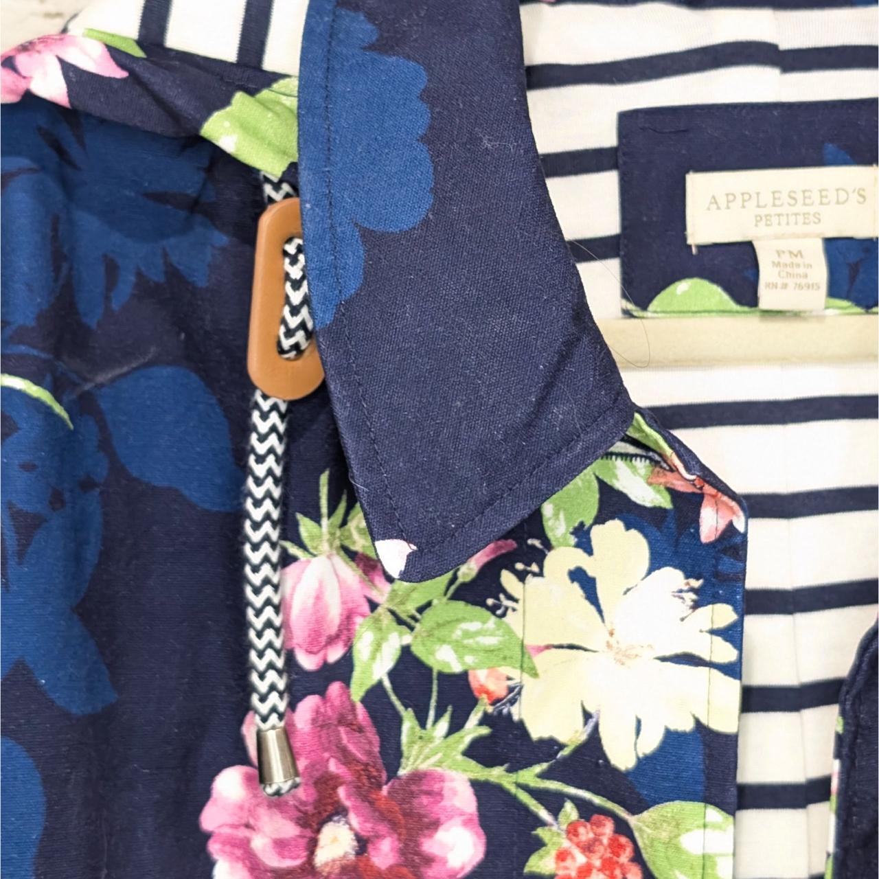 Appleseeds Got-You-Covered Removable Hood Floral... | Depop