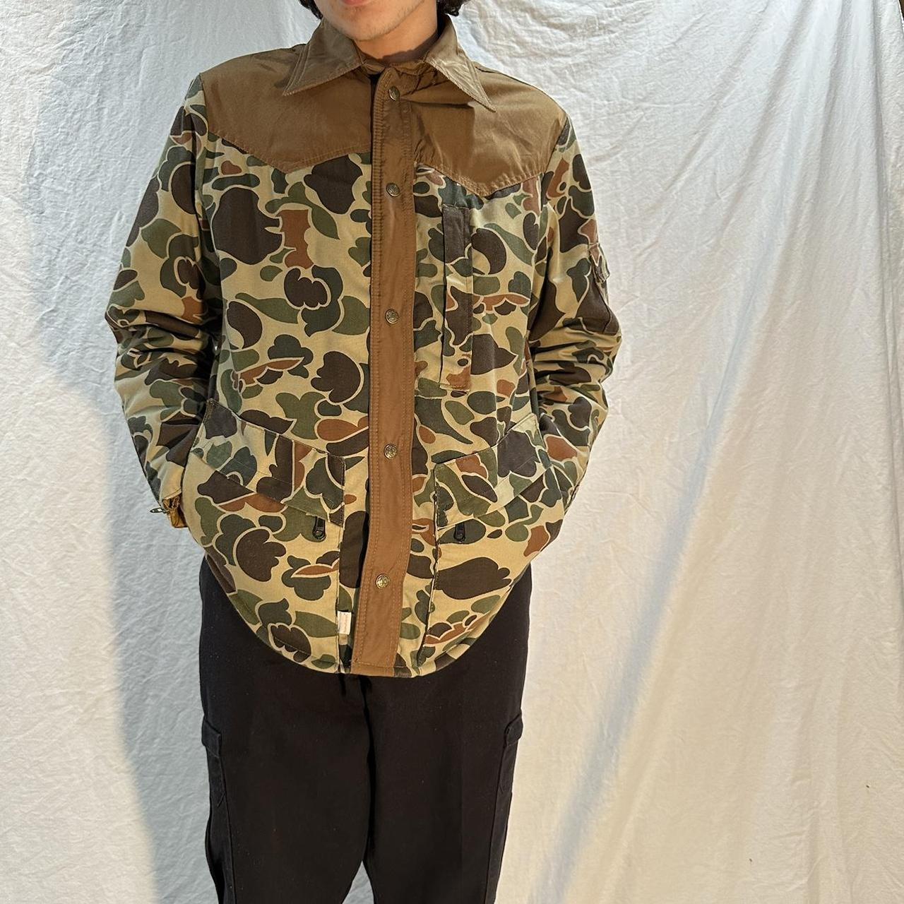 Vintage ABC Camp Jacket Full button up Utility... - Depop