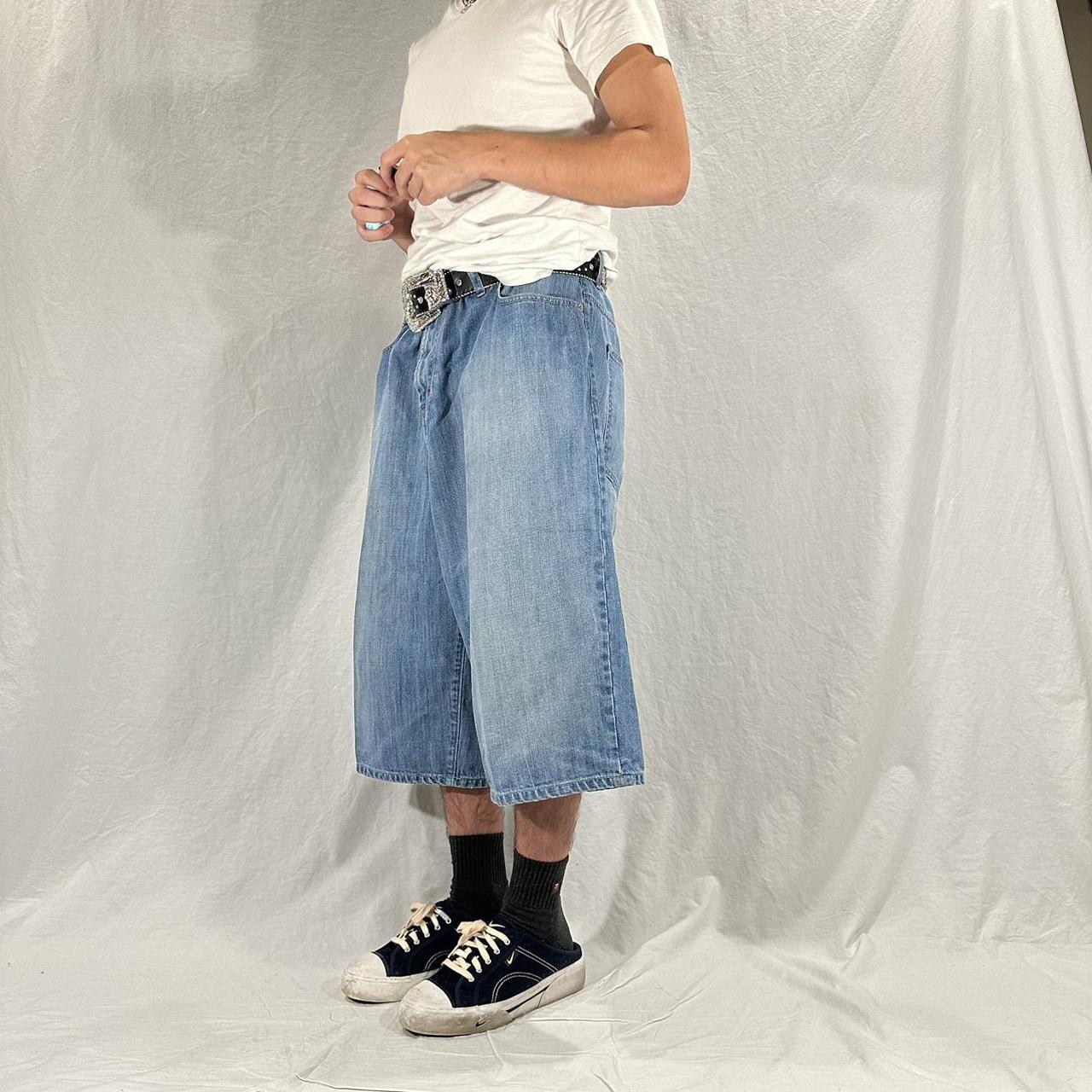 Y2k Sean John Baggy Shorts Loose Fitting! Waist... - Depop