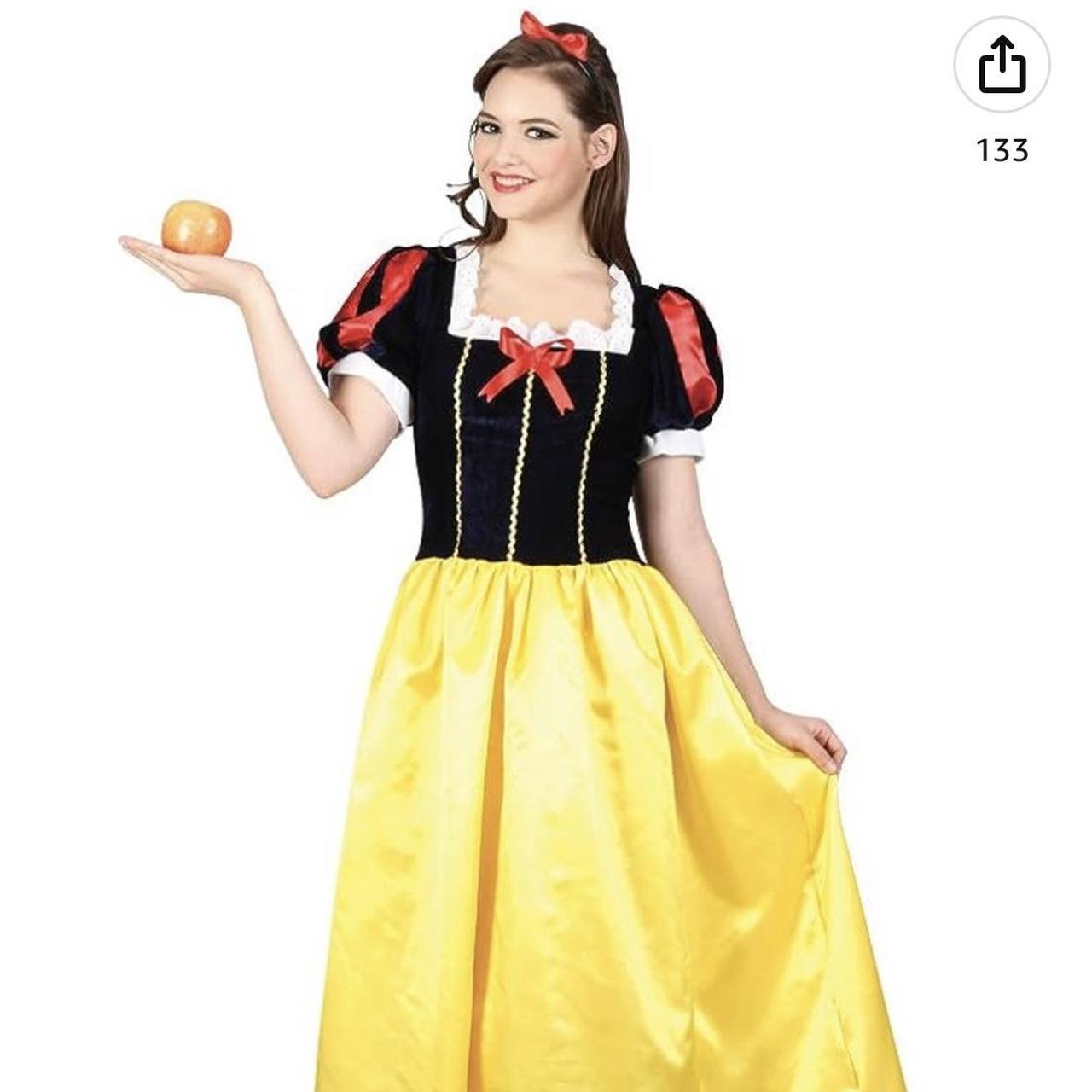 Adult Womens Snow White Fancy Dress Costume -... - Depop