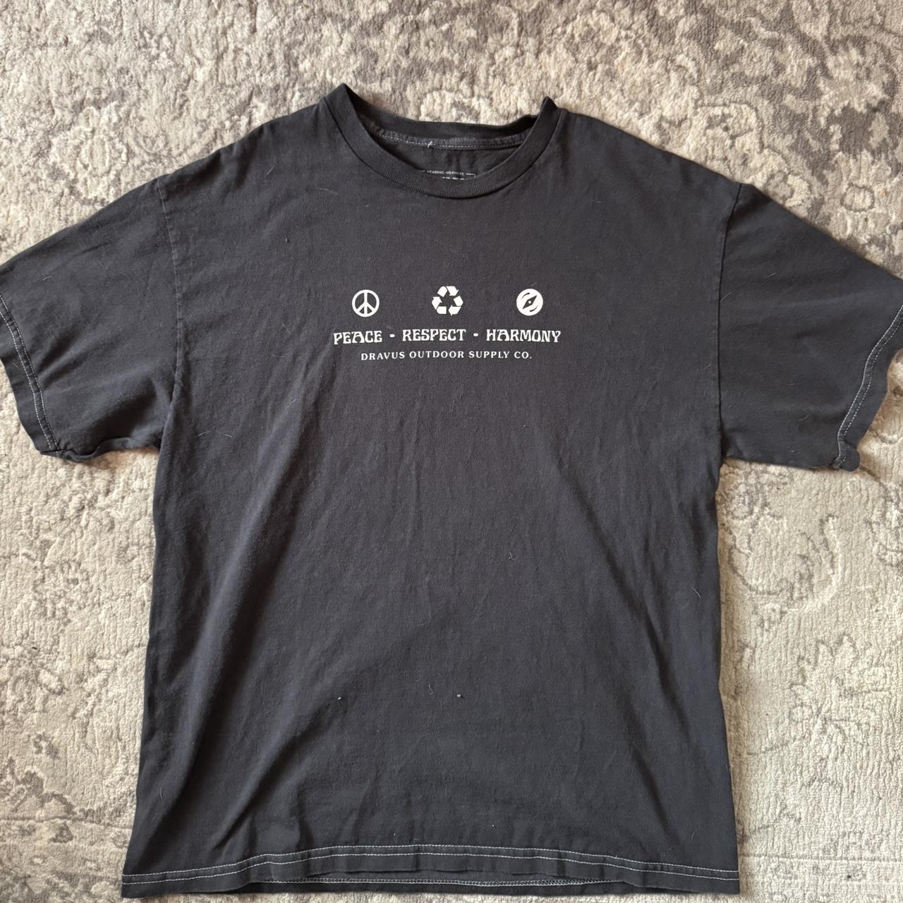 Vintage Boxy Faded Gray 2000’s Recycle Earth... | Depop