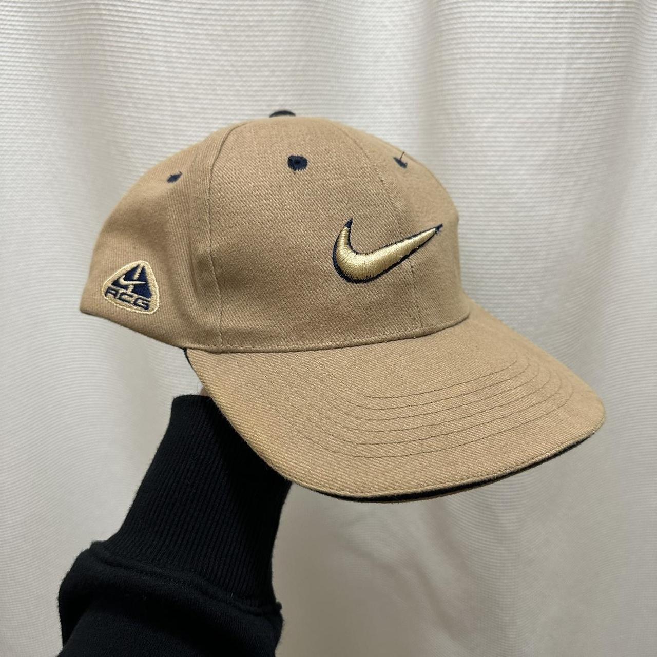 Nike x ACG Adjustable Hat in light brown / khaki One... - Depop
