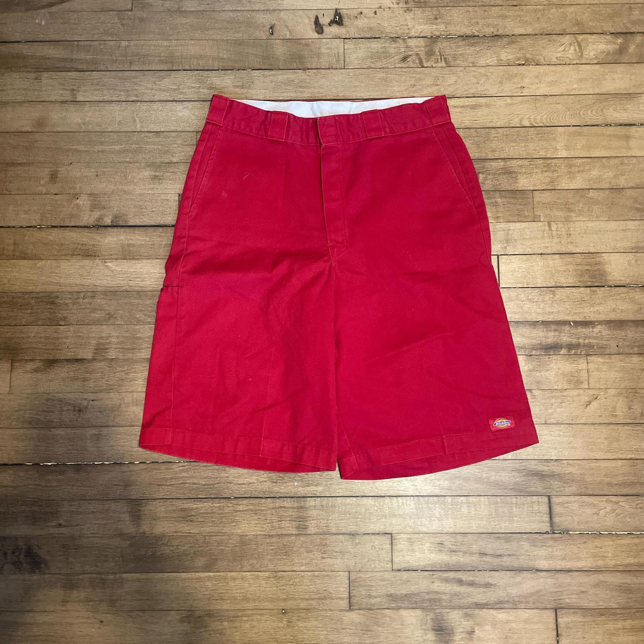 Red skater dickies jorts #dickies #jorts #red... | Depop