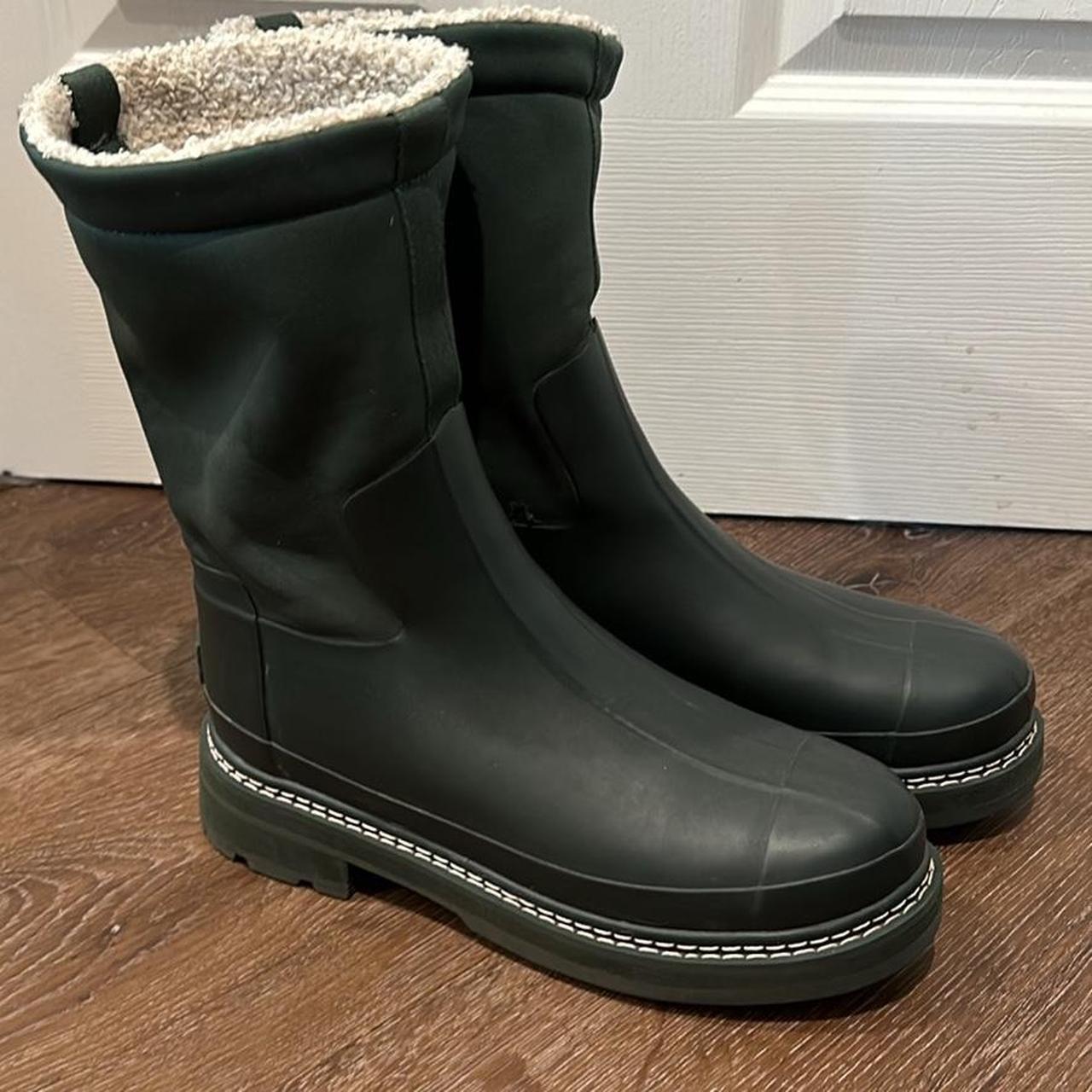 Hunter boots, roll up or roll down. These are very... - Depop