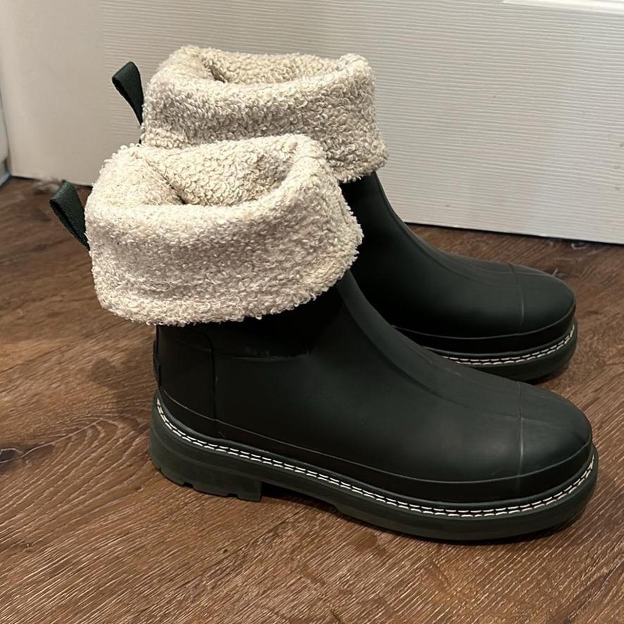 Hunter boots, roll up or roll down. These are very... - Depop